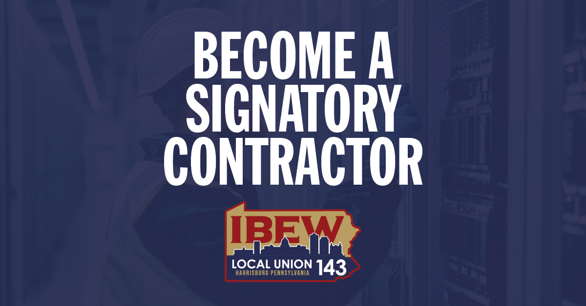 IBEW Local 143 | Beomce A Signatory Contractor